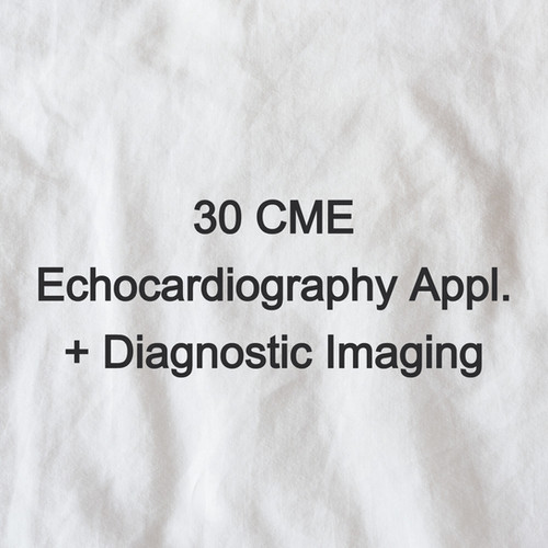 30 Ultrasound CME: Echocardiography & Diagnostic Imaging | Takece.com