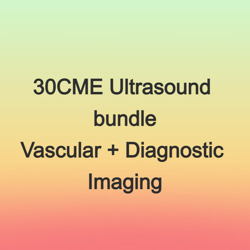 30 Ultrasound CME: Vascular & Diagnostic Imaging | Takece.com