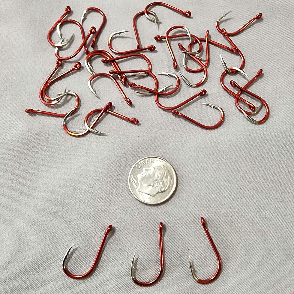 Size #6 panfish and carp hooks | Big Robb Fishing