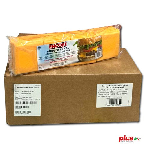 Box of Burger Cheese Slices x 8 packs | Plus Food