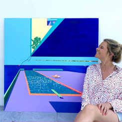 Isabelle Derecque Artiste - Tableaux miroir