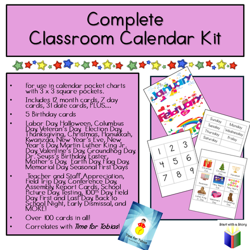 Complete Classroom Calendar Kit | Start With A Story