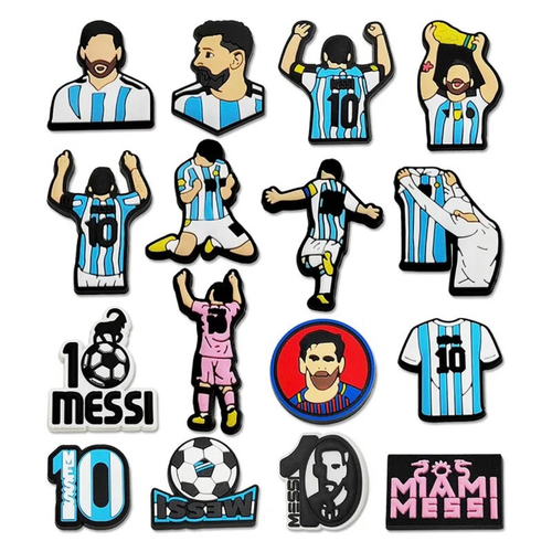 Lionel Messi 16 Pack Bundle Crocs Charms | Futbol Shop US