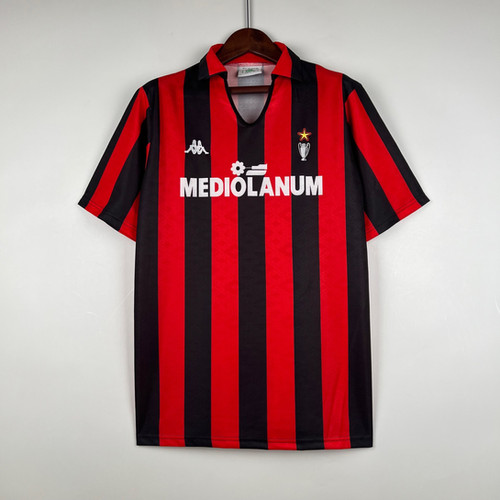 AC Milan 89/90 Retro Home Kit | Futbol Shop US
