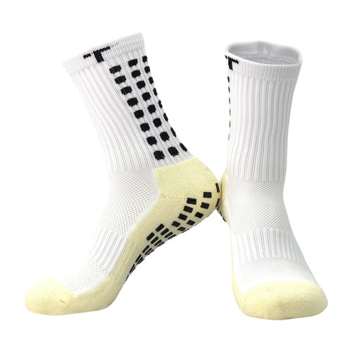 TruSox Grip Socks - White | Futbol Shop US