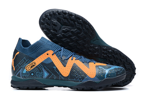 PUMA Future Ultimate “DNA” TF Cleats - Dark Night/Ultra Orange/Deep ...