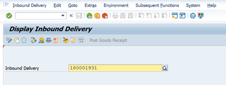 Inbound Process Automatic Determination Destination Storage Bin Using ...