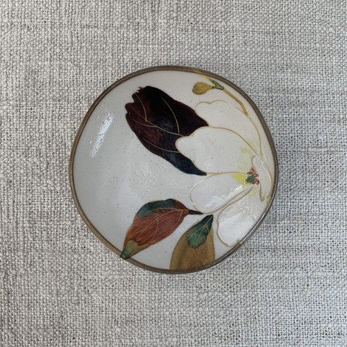 TEA DISH - WHITE FLOWER | Savannah Tea Room