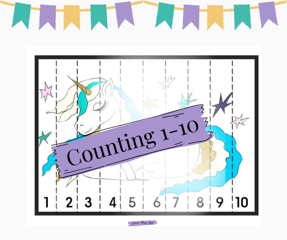 Unicorn Numbers 1-10 | Learn.Play.Nap