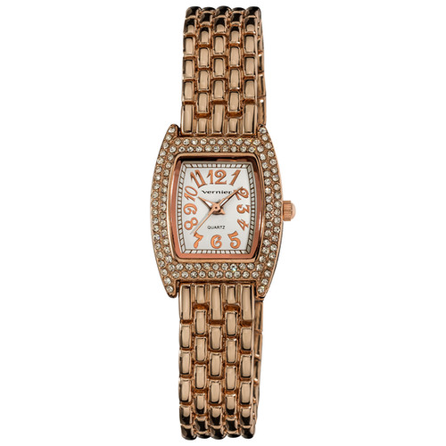 Vernier Women's Rose Gold Classic Feminine Quartz Watch | Vernier Watch ...