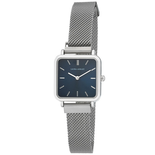 Laura Ashley Women's 25mm Square Tank 25mm Magnet Closure Watch ...