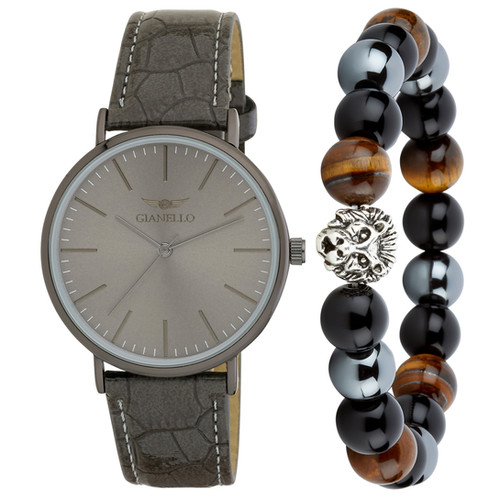 Gianello Men's Watch and Jewelry Sets Watch + Bracelet Combo | Gianello ...