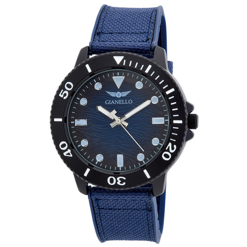 Gianello Men's Jacque 46 Nylon Strap Watch | Gianello Watches