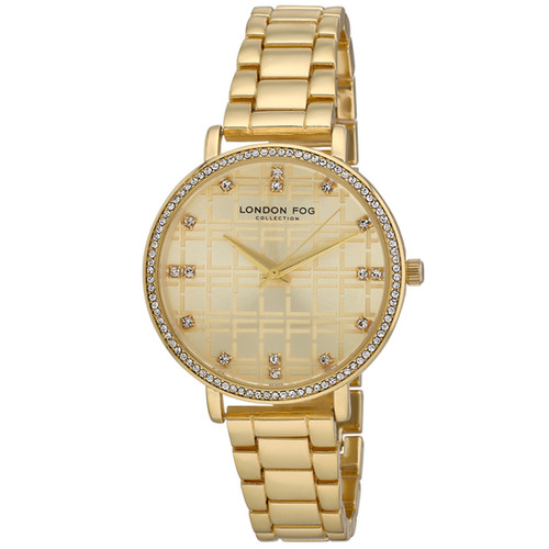 London Fog Women's Round Face 36mm Windsor Bracelet Watch | Hepburnwatches