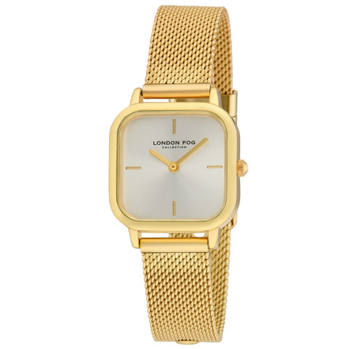 London Fog Women’s 26mm Exeter Square Mesh Strap Watch | Hepburnwatches