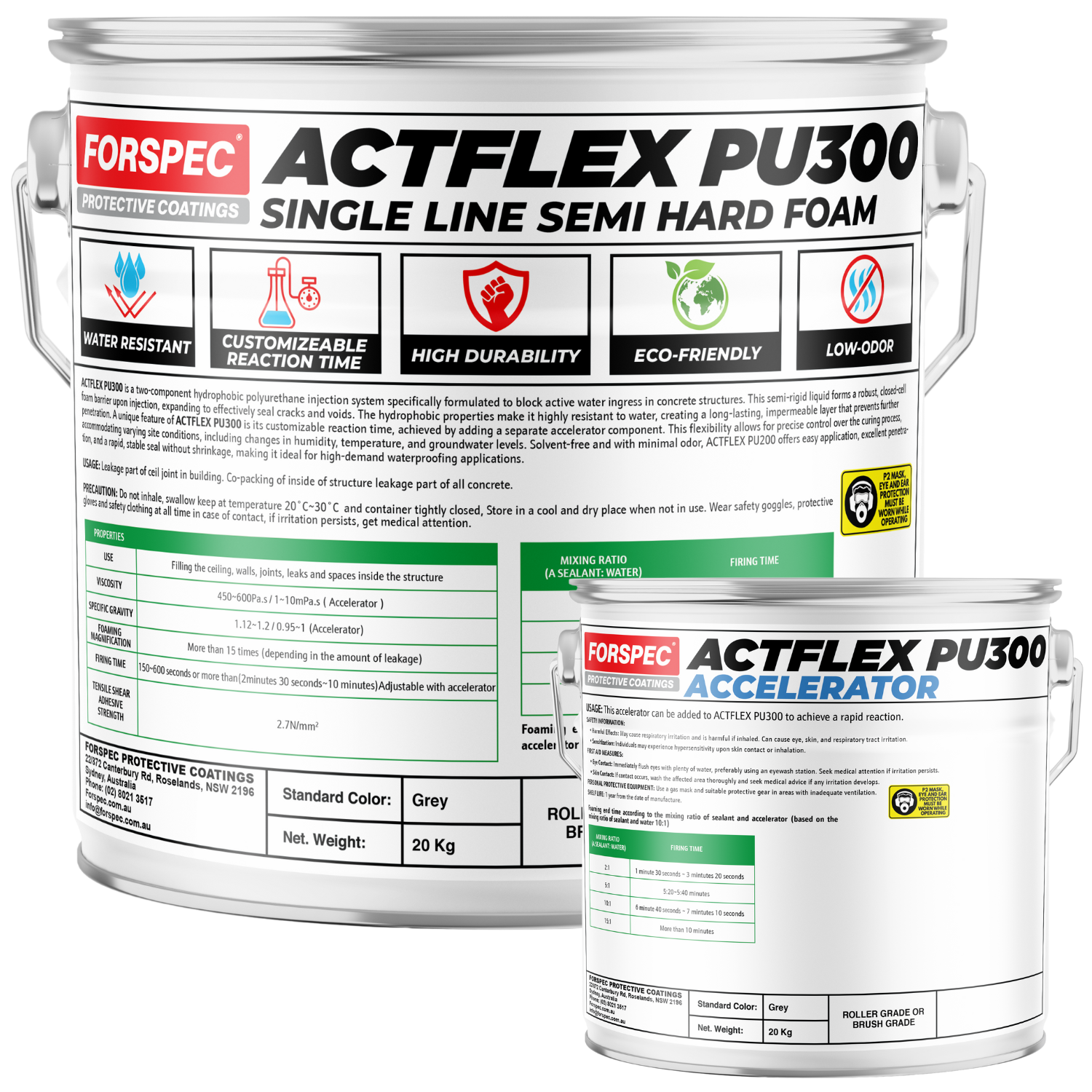 ACTFLEX PU300 | Forspec Protective Coatings | Waterproofing Solutions ...