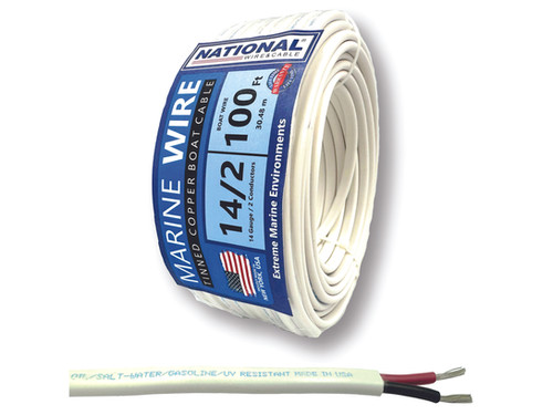 AWG14 - 100 Ft. 2 Conductors Marine Wire | NATIONAL Wire&Cable