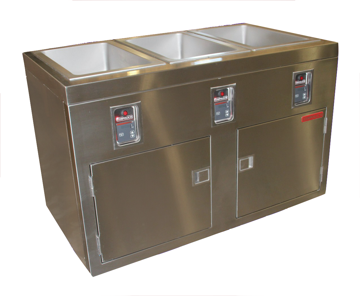 Modular 3 Tray Hot Food Counter