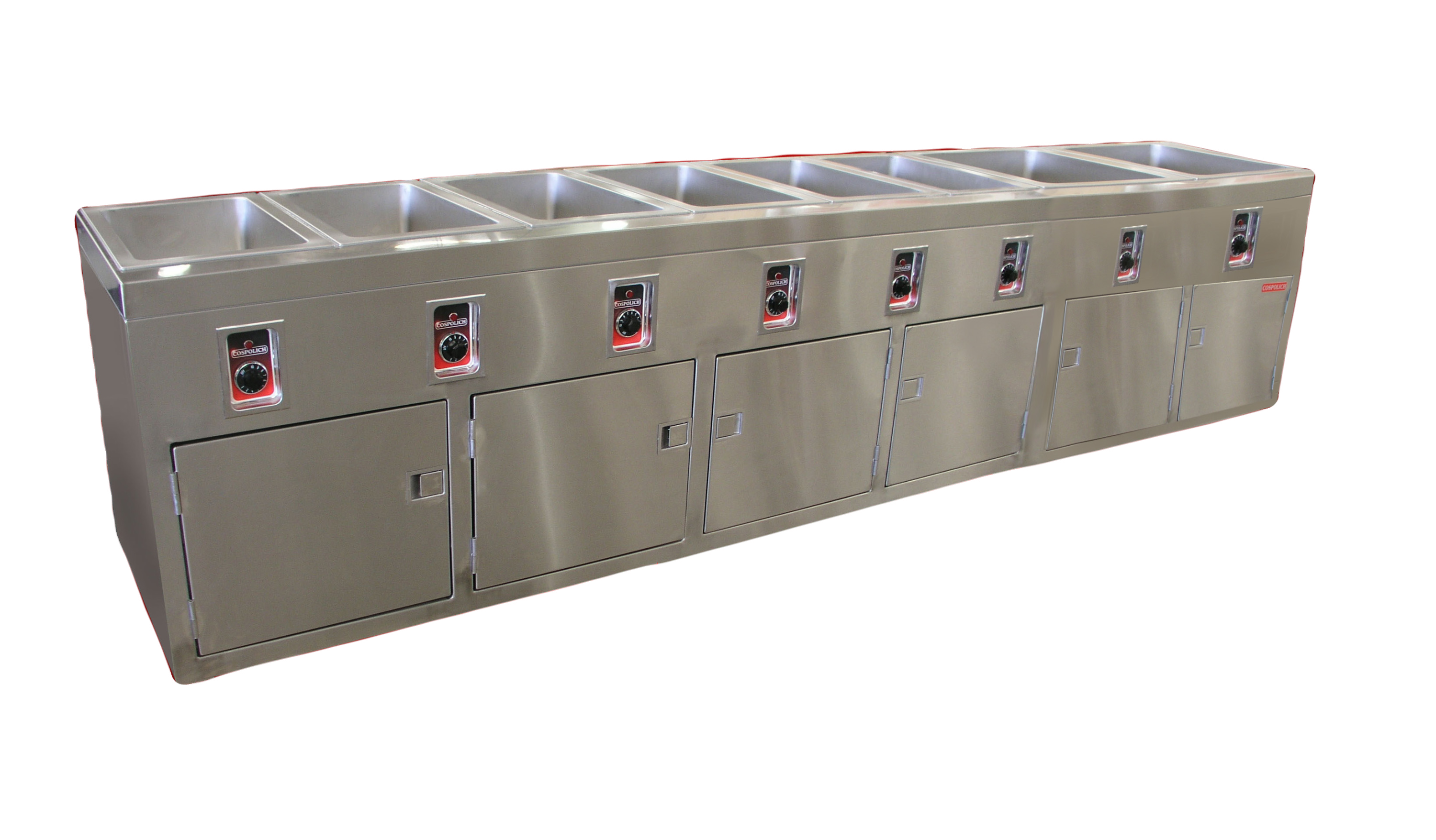 Modular 8 Tray Hot Food Counter