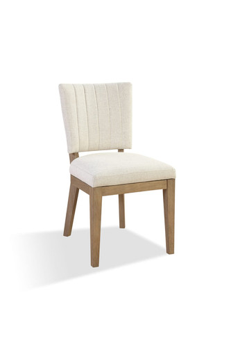 Sumner Channel Back Upholstered Dining Chair in Natural | Cabo ...