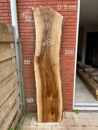 Walnoot Houten Plank - X87 (Zelf Ophalen) | Decoratief Hout