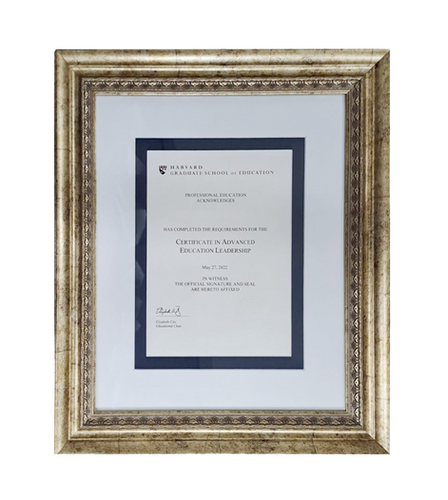 Certificate - Custom Frame | Picframing Fourways