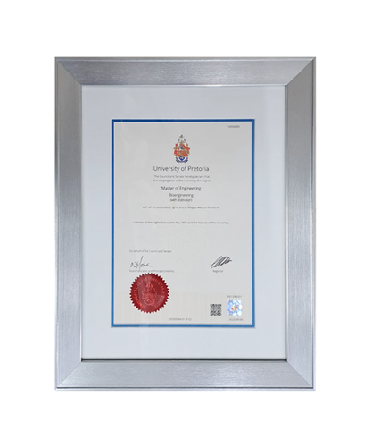 Certificate - Custom Frame | Picframing Fourways