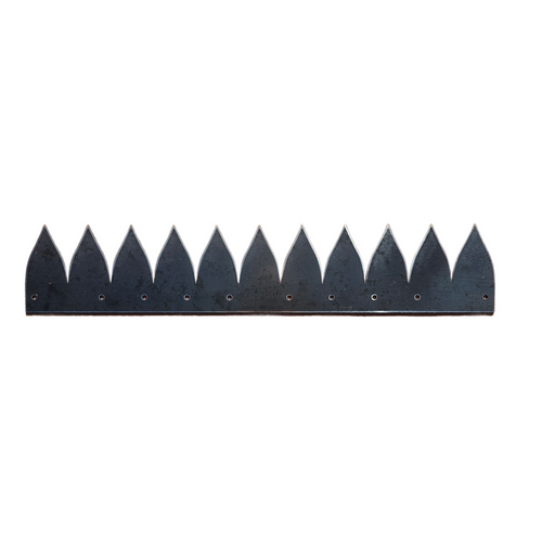 24" long Side Mount smooth side Anti-Climb Fence Spikes | Ironstone Steel