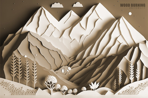 Paper Cut Mountain Range | WB University