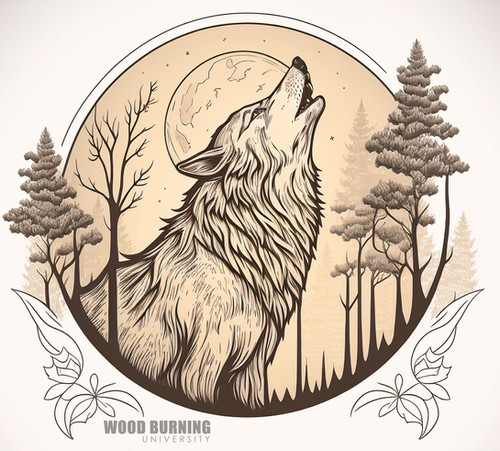 Mystic Wolf with Trees | WB University