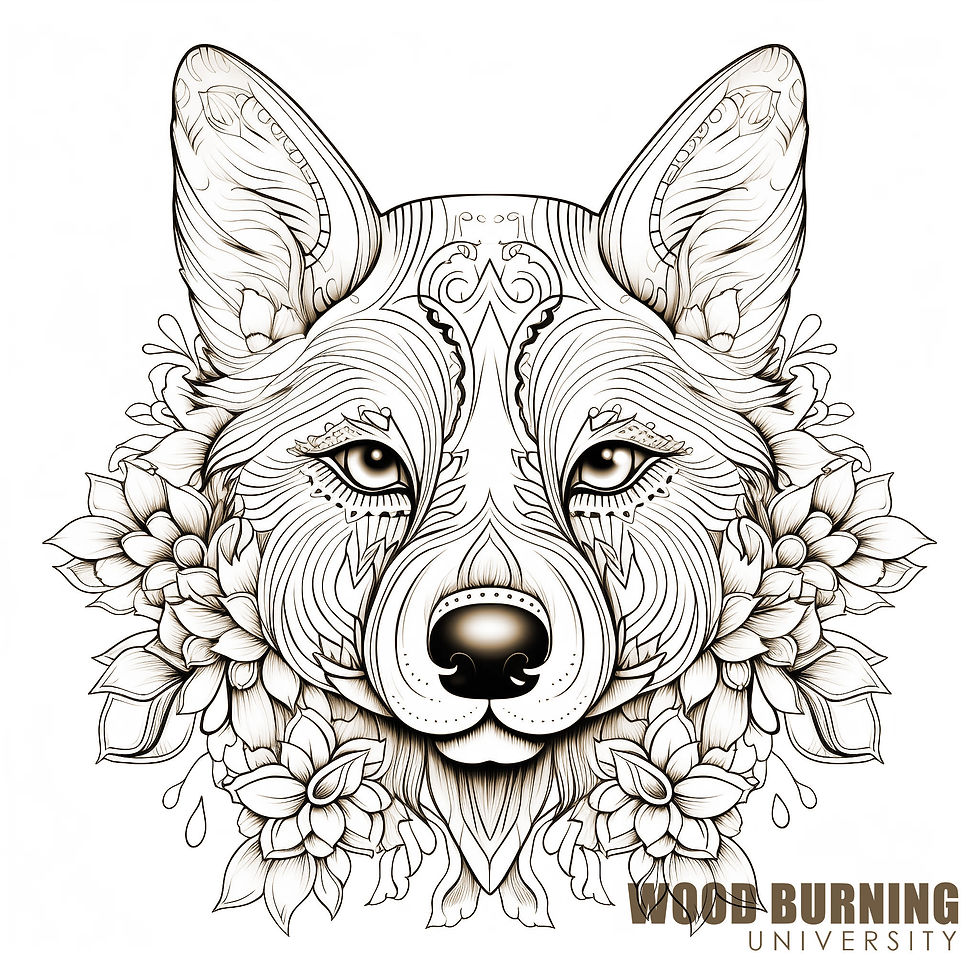 Pyrography Art Patterns | Wood Burning University