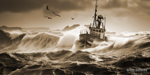 Boat on a Stormy Ocean | WB University