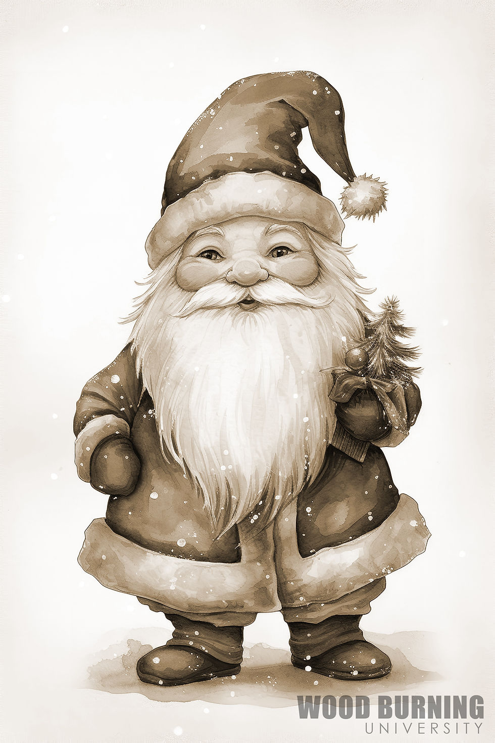 Cute Santa with Little Tree | WB University