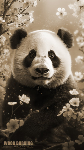 Panda Bear with Flowers | WB University