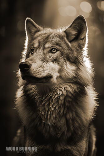 Wolf with Backlighting | WB University
