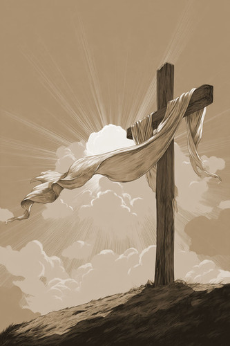 Easter Morning Cross Pyrography Pattern | WB University