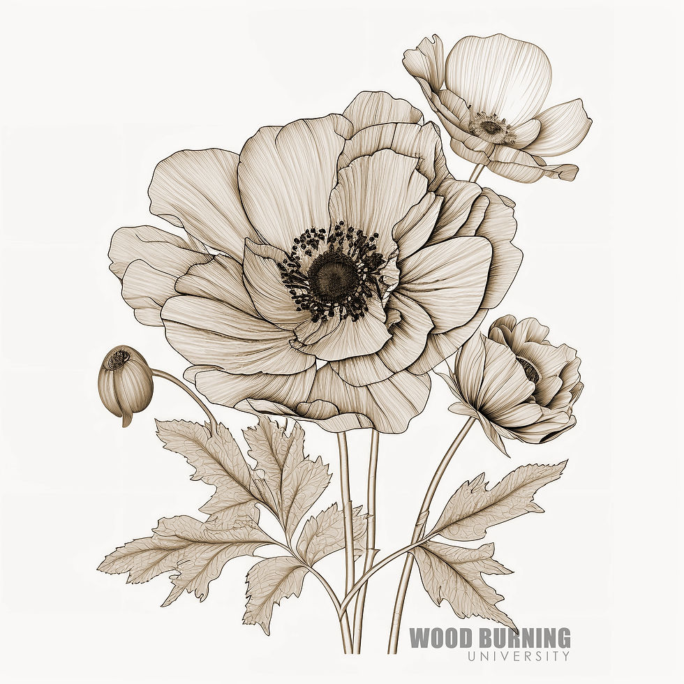 Pyrography Beginner Art Patterns | Wood Burning University