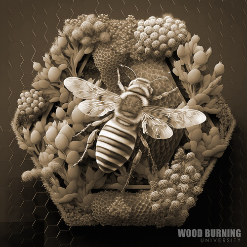 Bumblebee with Detailed Floral Design | WB University