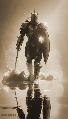 Knight Walking Through Water | WB University