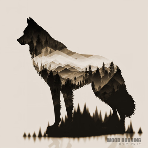 Wolf with Double Exposure | WB University