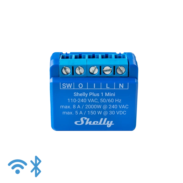 Shelly Plus 1 Mini | domotika