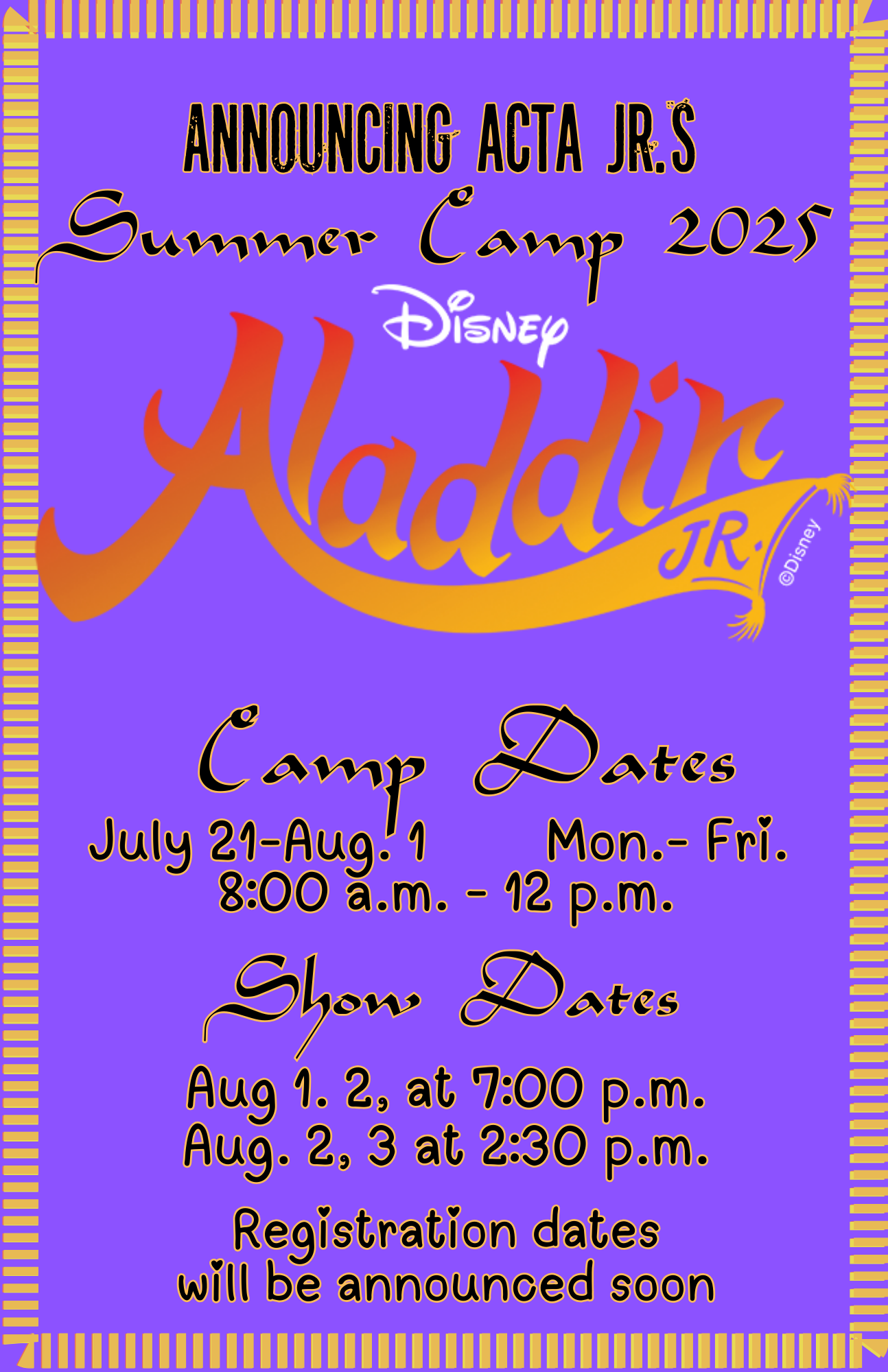 Aladdin Jr. | ACTA Theatre