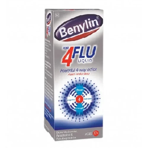 Benylin 4 Flu 100ml | Aster Pharmacy