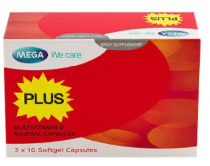 Plus Multivitamin (Mega) Caps 30's | Aster Pharmacy