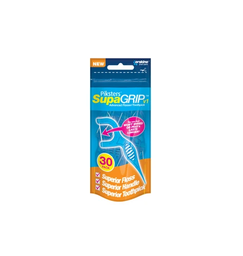 Piksters Supagrip 30pk Flossers/toothpicks | Aster Pharmacy