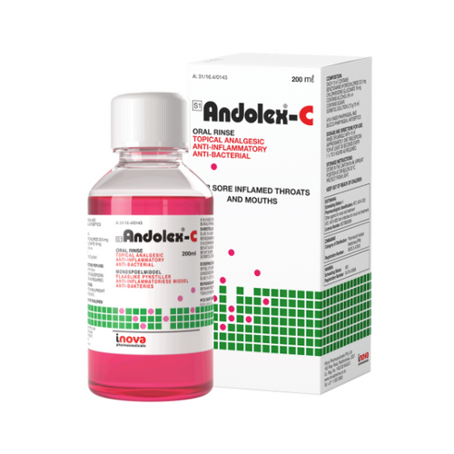 Andolex C Mouthwash 200ml | Aster Pharmacy