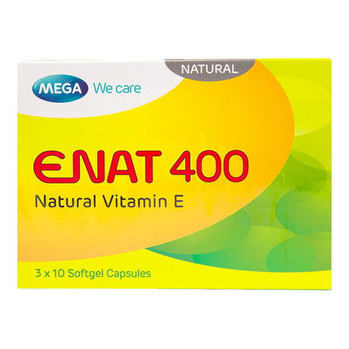 Enat 400mg Natural Vitamin E 30s | Aster Pharmacy
