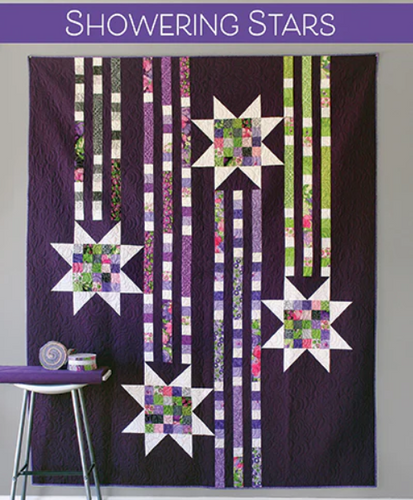 Showering Stars - Paper Pattern | CoastsideQuiltStudio