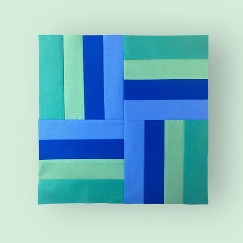 Skill Builder Quilt BLOCK 1 - Four by Two Block | CoastsideQuiltStudio