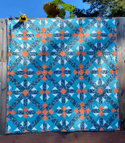 Pinot Vines Lap Quilt | CoastsideQuiltStudio
